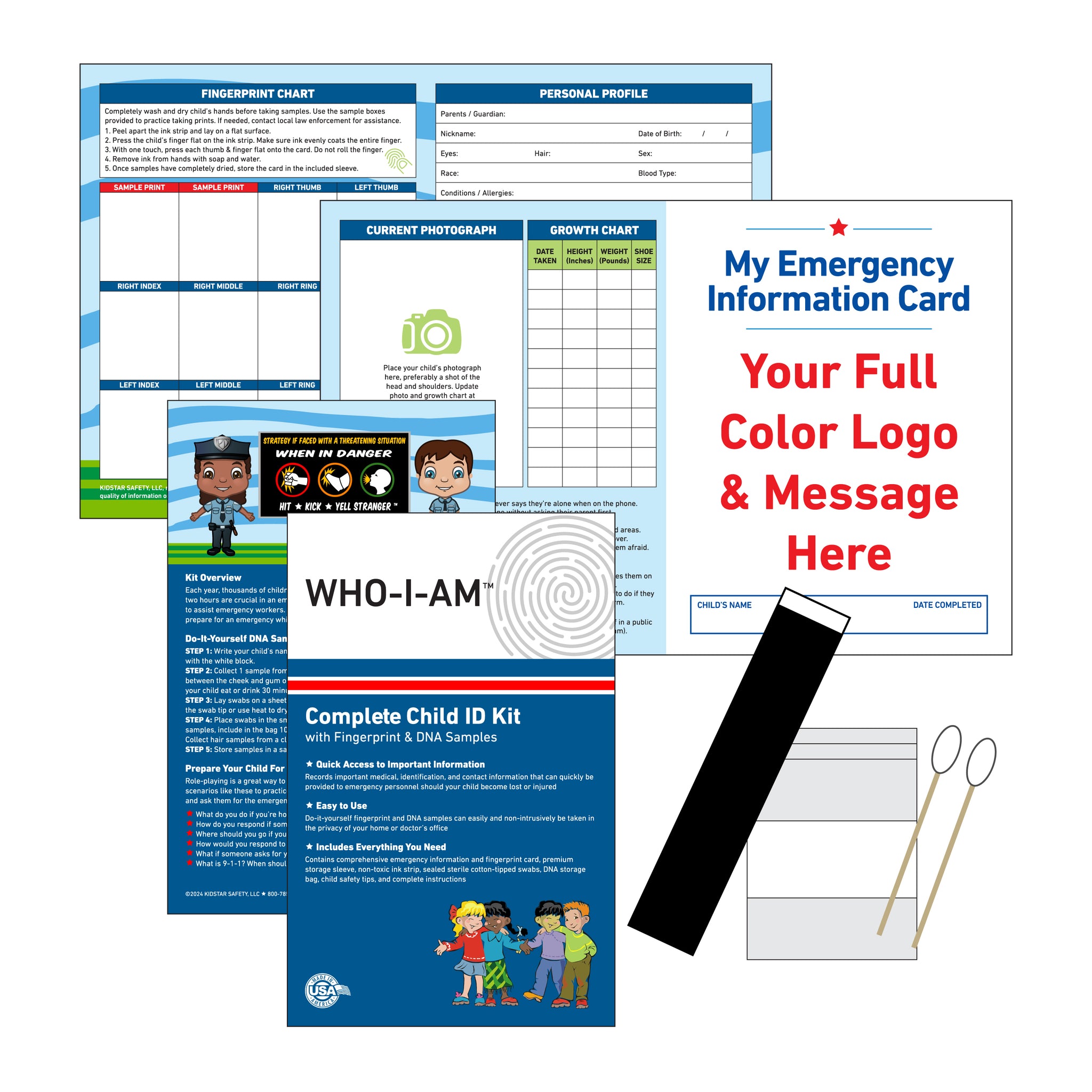 Complete Child ID Kits Custom – KidStar Safety