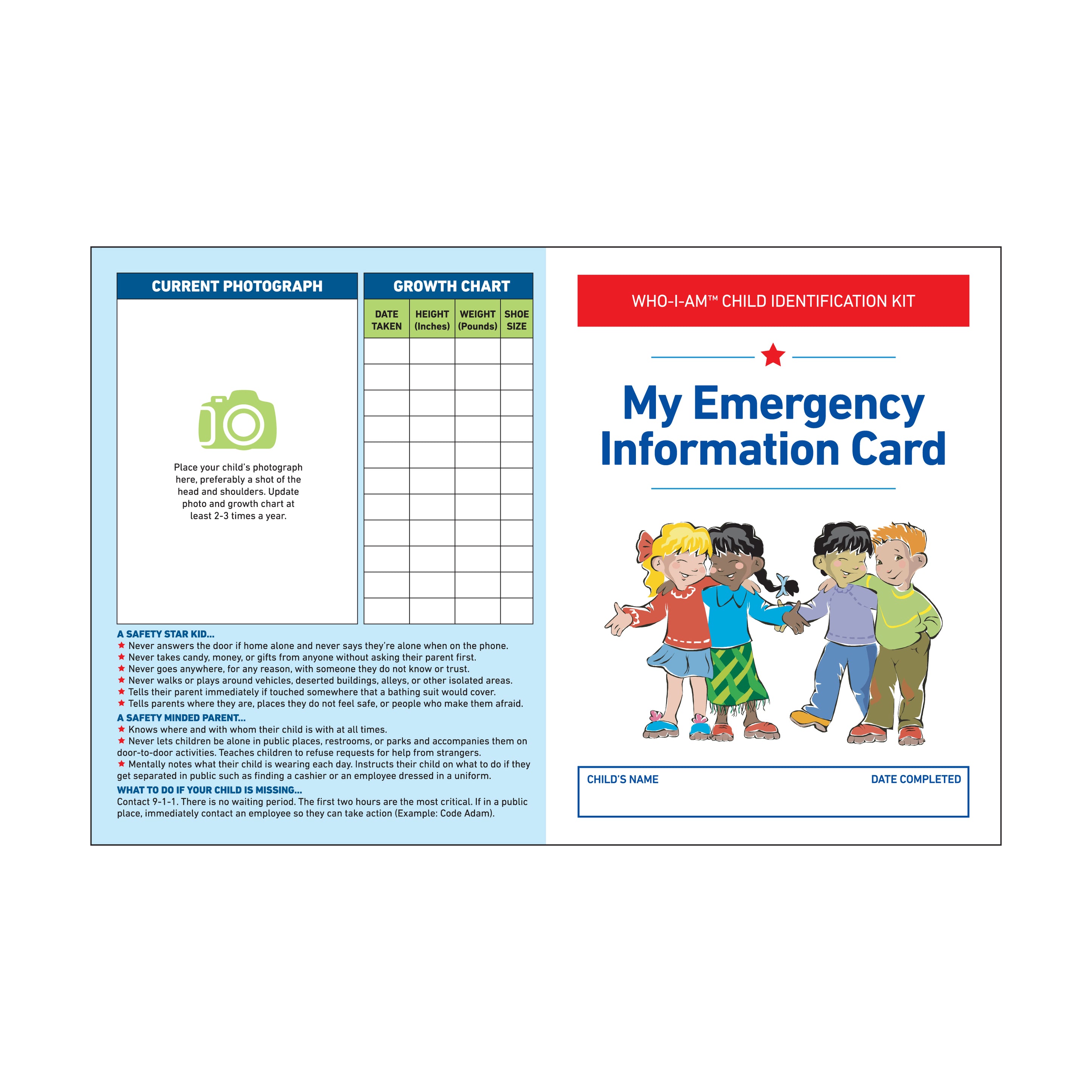 Child ID Kits | Fingerprinting & DNA Samples – KidStar Safety